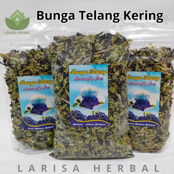 bunga telang kering teh herbal banyak manfaat | Lazada Indonesia