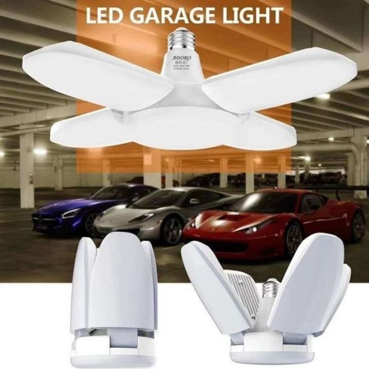 Jack Mini fan blade 28w 【4+1】 6500K MINI Foldable Fan Blade Bulb LED ...