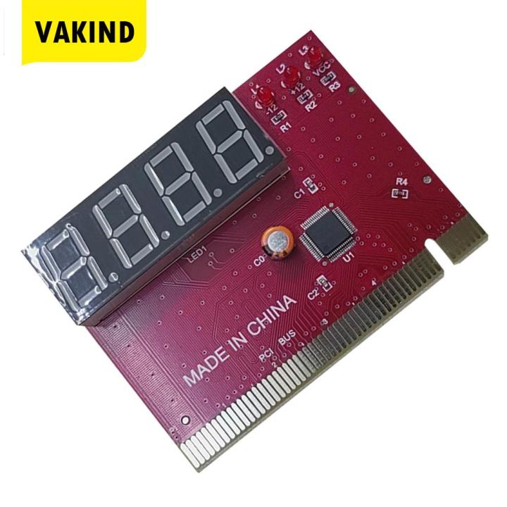 PC 4-digit Code Mainboard Motherboard Diagnostic Analyzer Tester PCI ...