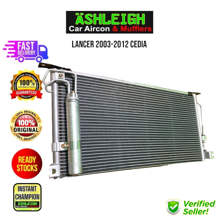 Mitsubishi Lancer 2003-2012 Cedia Condenser Car aircon parts | Lazada PH
