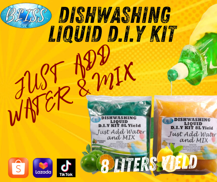 Easy Mix Dishwashing Liquid DIY Kit 8 Liters Yield | Lazada PH