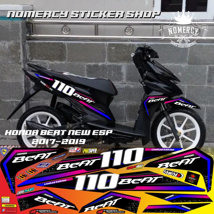 BEAT NEW ESP HITAM TERBARU 110 BIG MOTIF NEW HONDA BEAT ESP/STREET ...