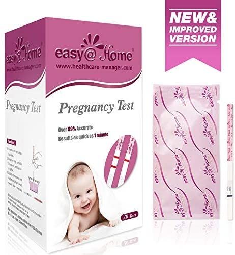 Easy at Home Pregnancy Test Strips Kit, Powered by Premom Ovulation ...