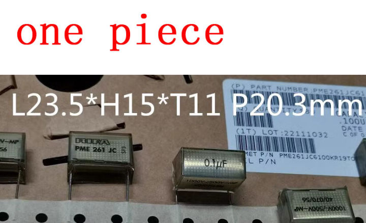 One Piece RIFA PME261JC 0.1UF 104 1000V 500V 100nf Foot Pitch 20mm Film ...