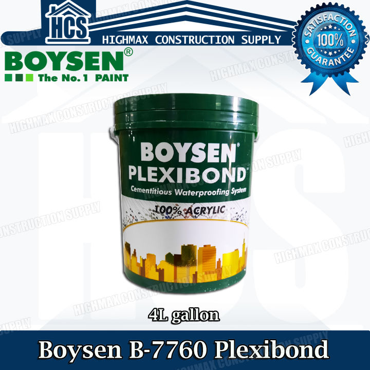 Boysen B-7760 Plexibond Cementitious Waterproofing System 4 liters ...