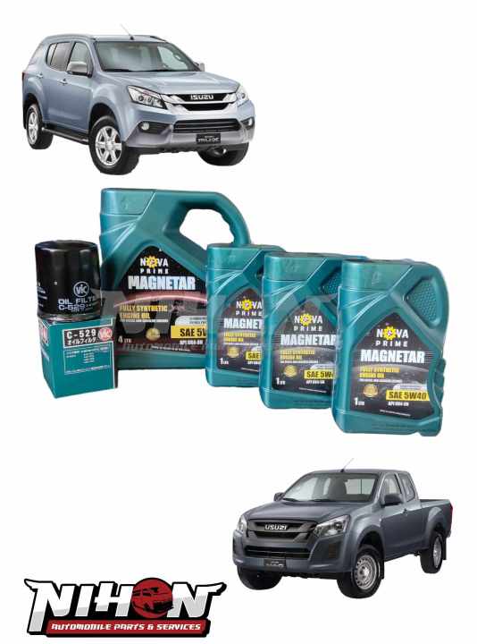 NOVA PRIME MAGNETAR 5W-40 100% Fully Synthetic Diesel Oil 7 LITERS ...