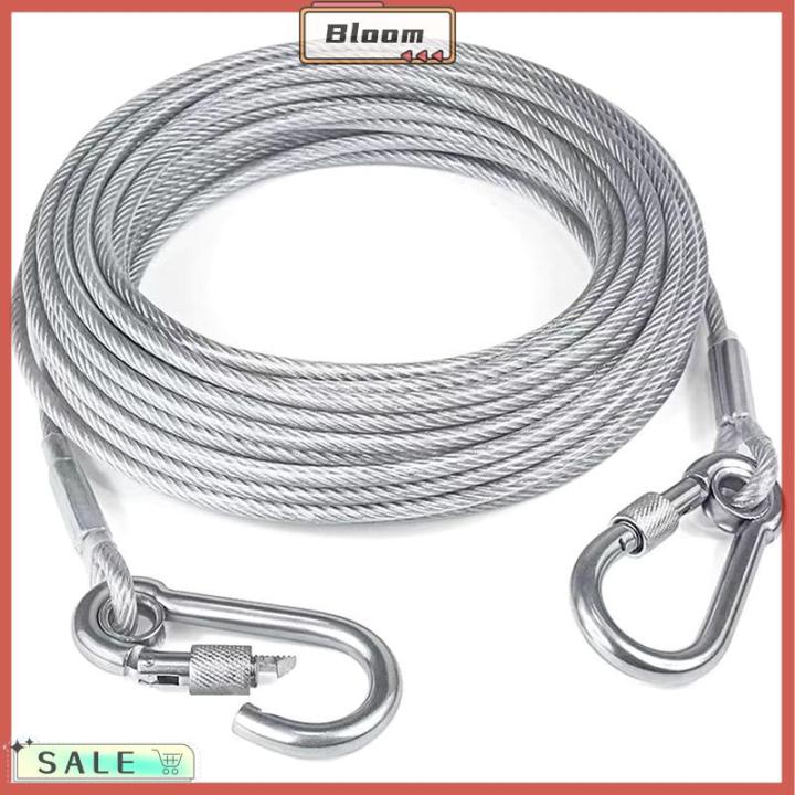 Follow Get New[Bloom Z] 3-10M Double-Headed Dog Tie Out Cable Leash ...