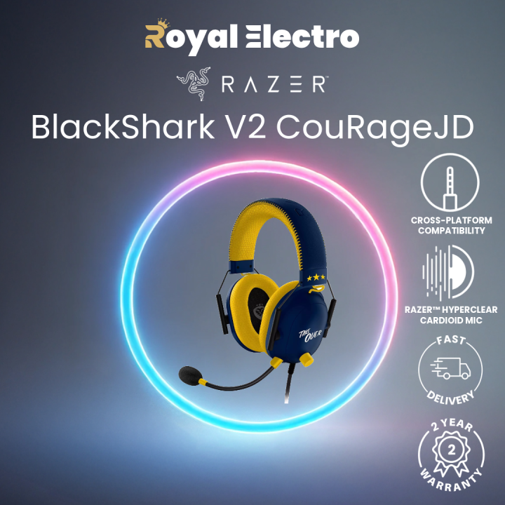 Razer BlackShark V2 CouRageJD Edition - Multi-platform wired esports ...