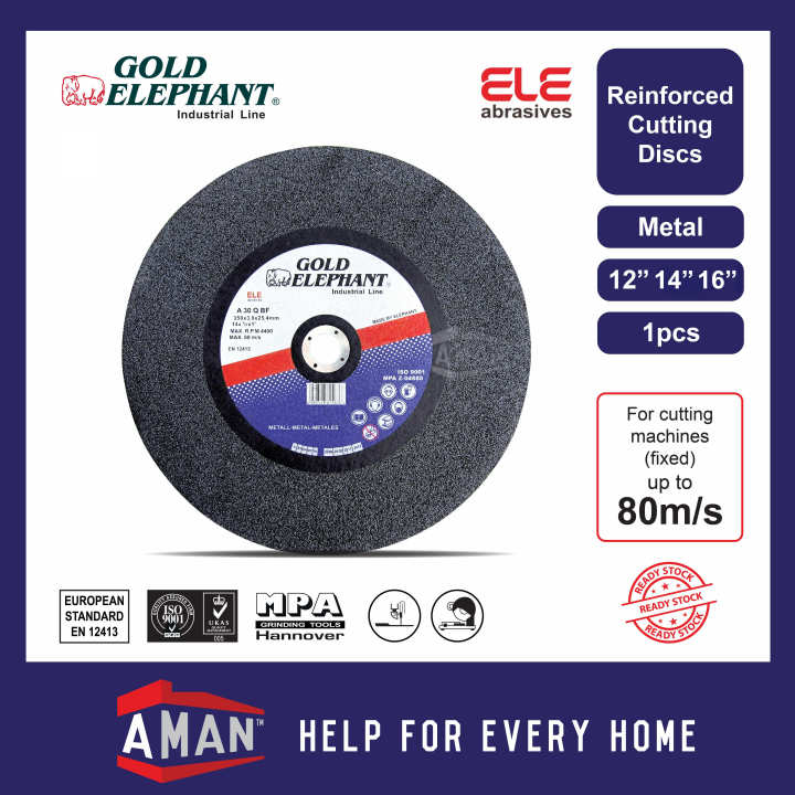 GOLD ELEPHANT Metal Cutting Disc Reinforced Angle Grinder Wheel Mata ...