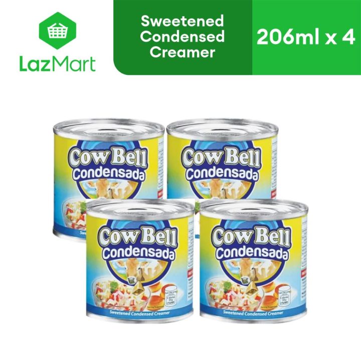 Cow Bell Condensada 206ml - Pack of 4 | Lazada PH