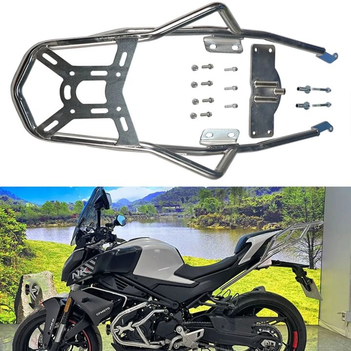 For CFMOTO 450SR 450NK Rear Side Saddle Bag Box Motorcycle Luggage Rack ...