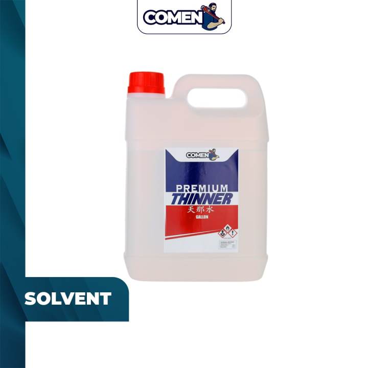 COMEN Premium Thinner 2KG (Gallon) Solvent Paint Thinner Remover Paint ...
