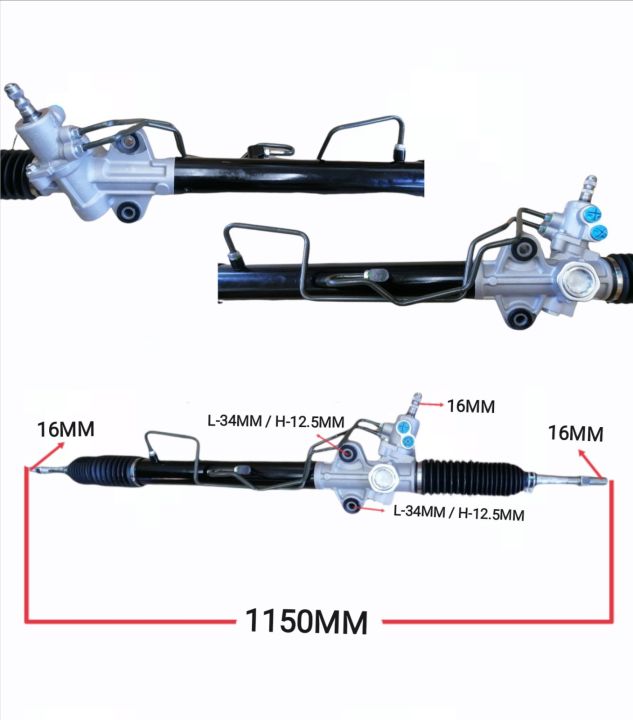 STEERING RACK ASSEMBLY MITSUBISHI L200 4WD STRADA TRITON L200 / MONTERO ...