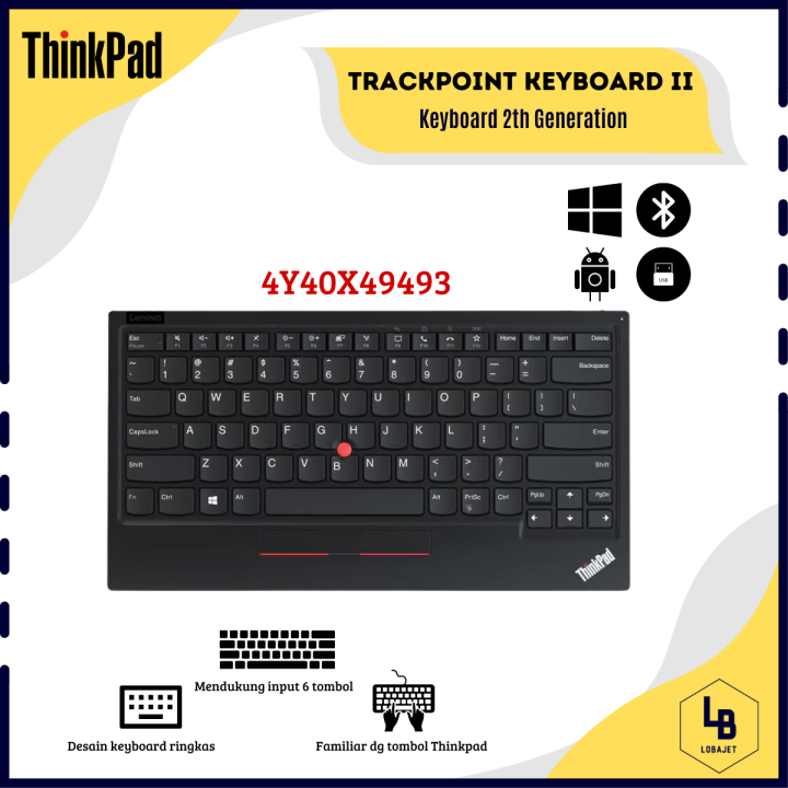 LENOVO ThinkPad TrackPoint Keyboard II- KU-1957 | Lazada Indonesia