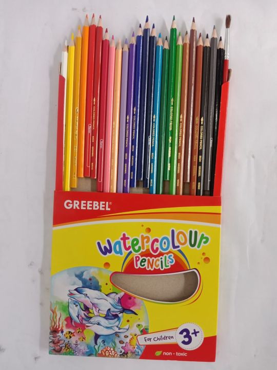 Pensil Warna Greebel water colour 24 warna | Lazada Indonesia