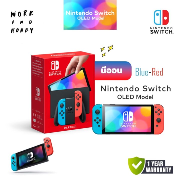Nintendo Switch (OLED model) Neon with Blue-Red Joy-Con / สินค้าแท้ 100%** | Lazada.co.th