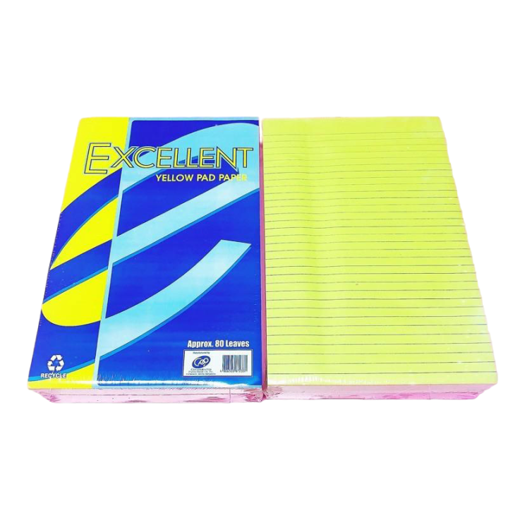 10pcs Yellow Pad 80 Leaves 1REAM RANDOM BRAND | Lazada PH
