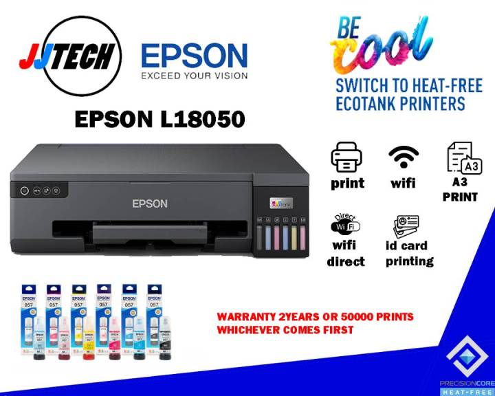 ** Epson L18050 A3 6 Colors Photo Ink Tank Printer | Lazada