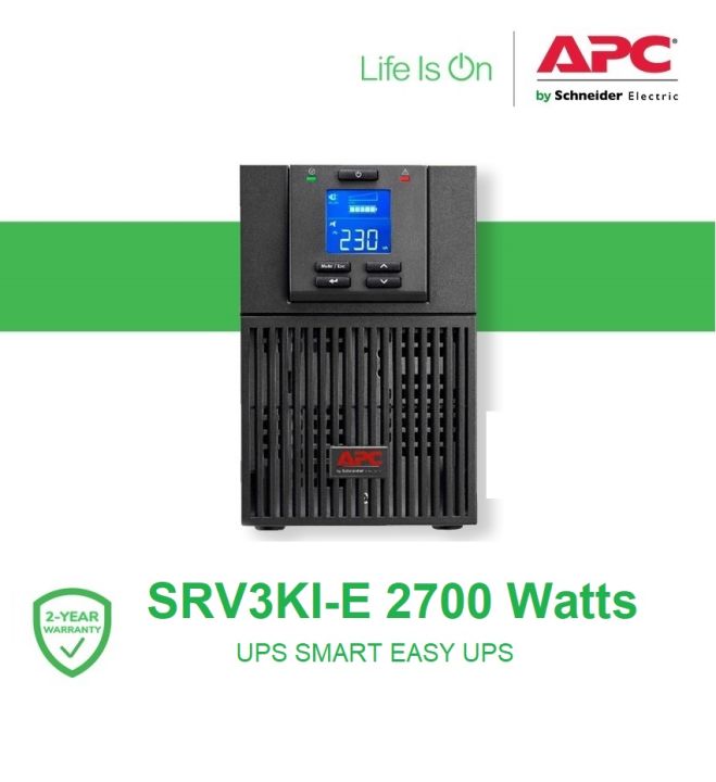 APC SRV3KI-E Easy UPS On-Line SRV 3000VA 2700W 230V UPS | UPS Good for ...