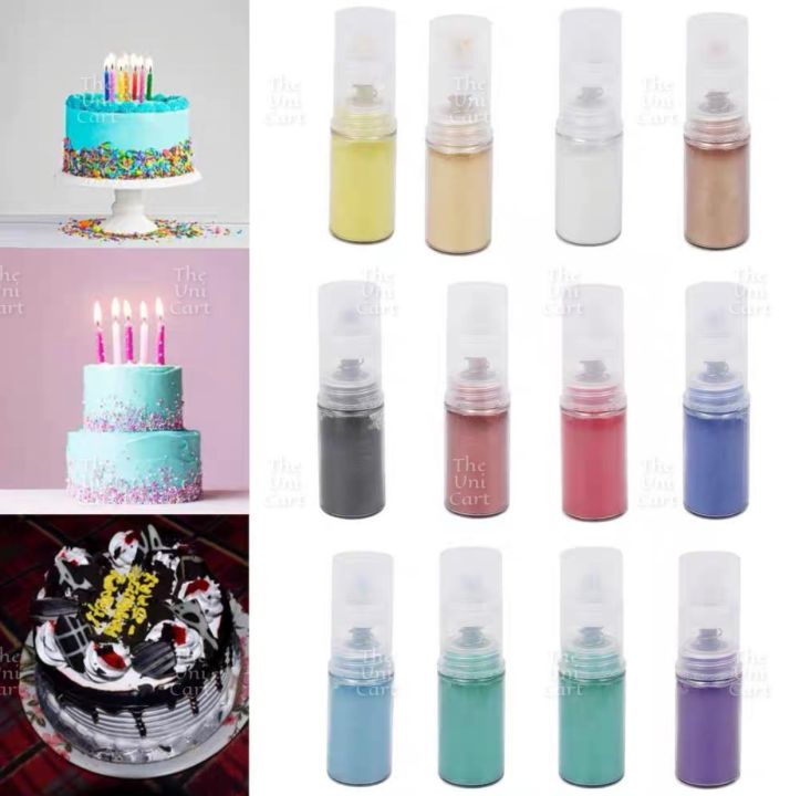 5g/10g Edible Glitter Luster Dust Powder for Cake Decoration in ...
