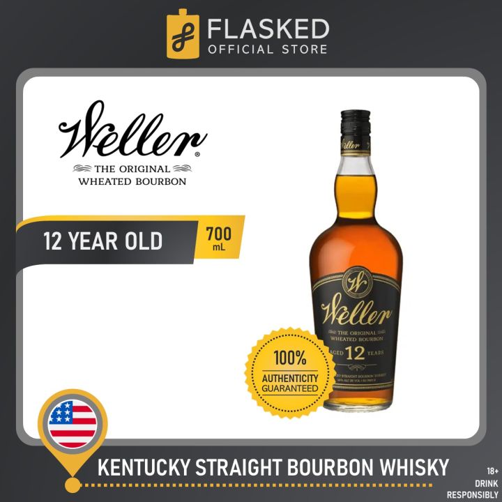 Weller The Original Wheated Bourbon 12 Year Old Whiskey 700mL | Lazada PH