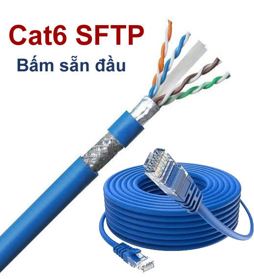 Dây Mạng Cat6 Bấm Sẵn 2 Đầu dài 60m-100m - Cáp mạng, cáp lan, cáp ...