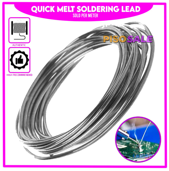 Electriq Quick Melt Soldering Solder Lead 1 meter | Lazada PH