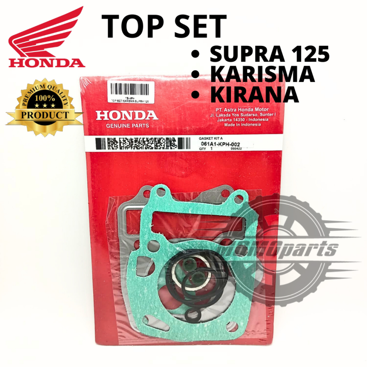 ORIGINAL PAKING GASKET TOP SET TOPSET HONDA KPH KARISMA SUPRA X 125 KIRANA KHARISMA KUALITAS ...