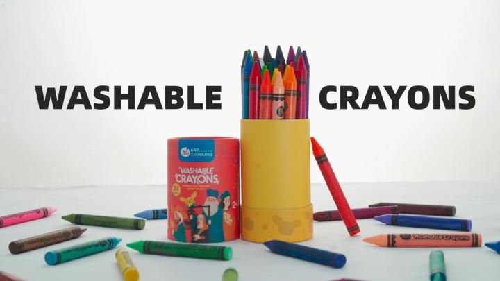 Joan Miro Jumbo Crayons for kids 1-3, Non Toxic Washable unbreakable ...