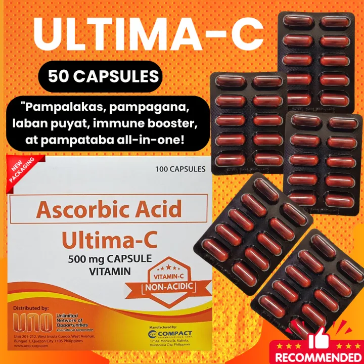 Ultima c 50 Pcs Capsules Original Ultima C Na Pampataba Na Pampagana ...