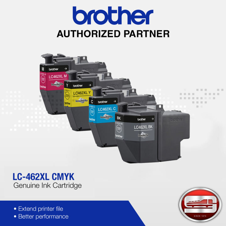 Brother LC-462XL CMYK Set Genuine Ink Cartridge | Lazada PH