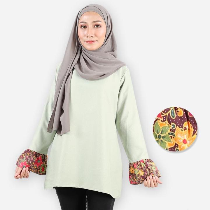 [Li-yana] Khalila Batik Blouse | Lazada