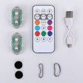 7 colors Remote RGB Led Aircraft Strobe lights Motorcycle Lights LED Flash Position Wireless ...