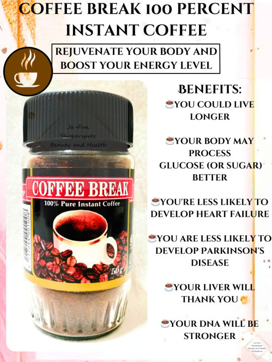 COFFEE BREAK 100 PERCENT INSTANT COFFEE | Lazada PH