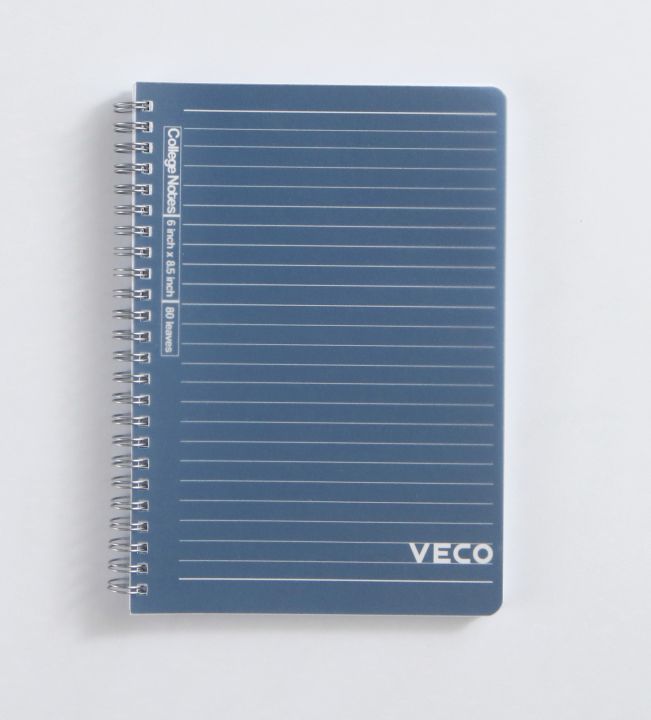 Veco College Notes Color Coding Notebook 80lvs 6x8.5in 60gsm with ...