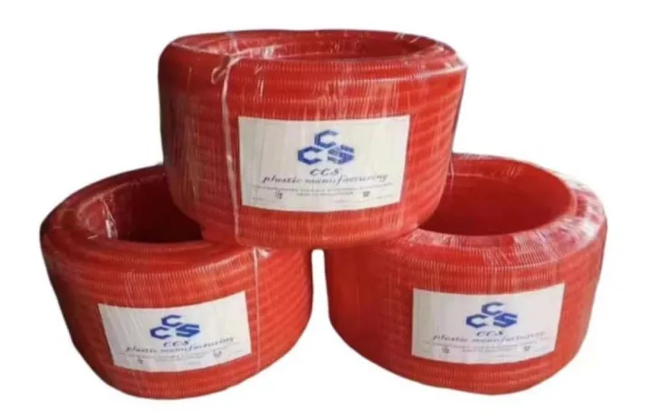 Orange PVC Flexible Hose 1/2" 3/4" 1" (50 metersPER ROLL) Orange ...