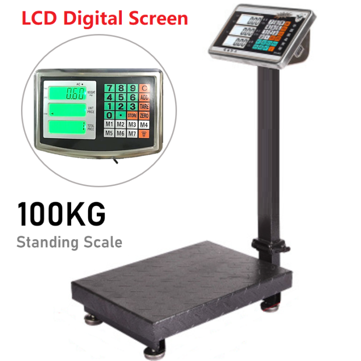 【Malaysia Plug】Rechargeable Electronic 100kg / 300kg Digital Price ...