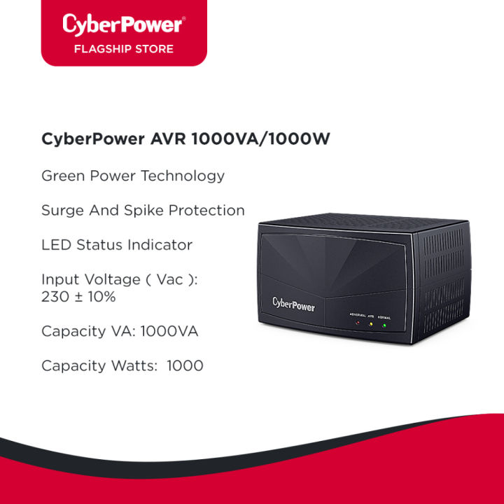 FLAGSHIP STORE EXCLUSIVE CyberPower CL1500EVR AVR 1500VA1500W or AVR ...