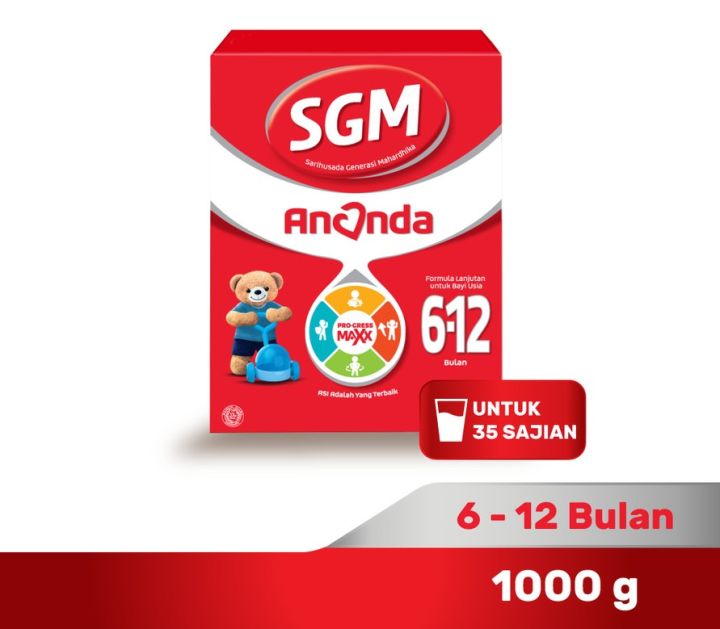 SGM Ananda 2 Susu Formula Bayi 6 - 12 bulan 1000g | Lazada Indonesia