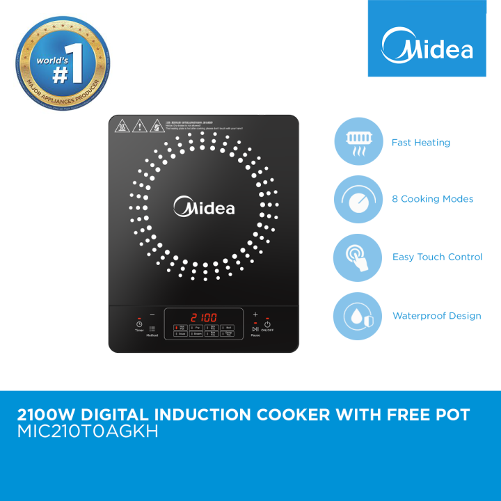 2100W Digital Induction Cooker with Free Pot | Lazada PH