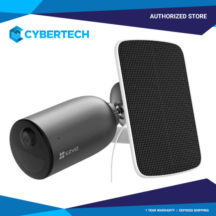 Ezviz EB3 3MP KIT w/Solar Panel Standalone Smart Home Battery Camera ...