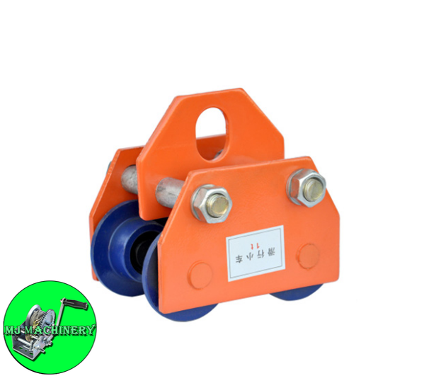 HEAVY DUTY TWO SHAFTING GST PLAIN TORLLEY MANUAL TROLLEY WITH WHEEL ON ...