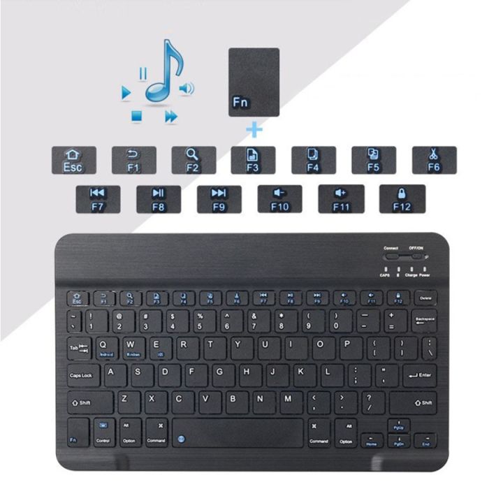 IPAD ANDROID TABLET UNIVERSAL SMART KEYBOARD WIRELESS BLUETOOTH 3.0 ...