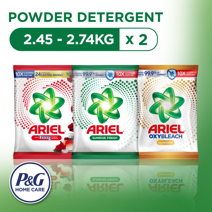 [Bundle of 2] Ariel Powder Detergent Sunrise Fresh Floral Passion ...