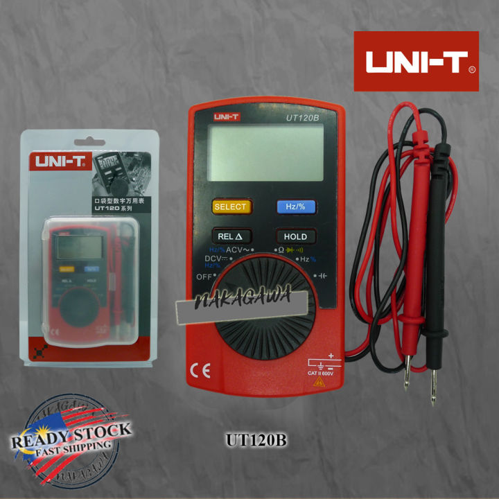 UNI-T POCKET SIZE DIGITAL MULTIMETER UT120B | Lazada