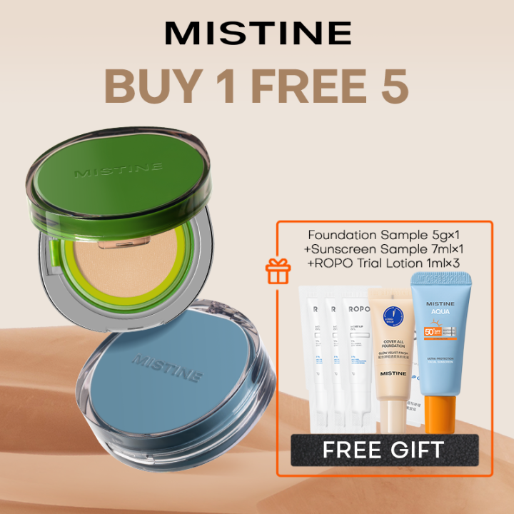 MISTINE Poreless BB CC Cushion Long lasting waterproof Oil Control Concealer 26g | Lazada