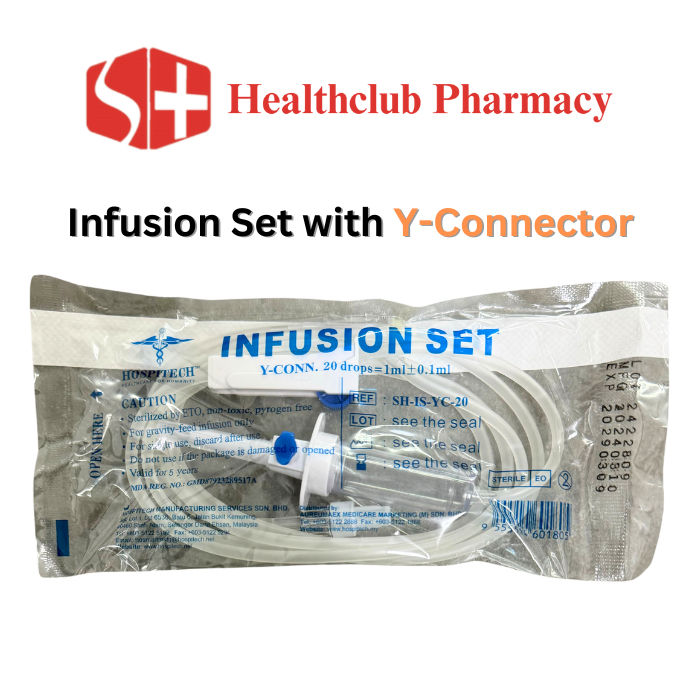 HOSPITECH IV Infusion Set with Y-connector 1 Unit | Lazada