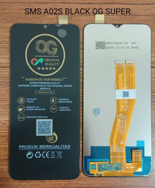 LCD SAMSUNG A02S / A027F FULLSET+ TOUCHSCREEN BLACK OG SUPER | Lazada ...