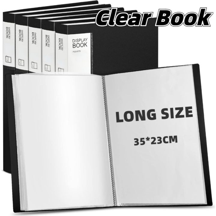 Clear Book Long Clear Folder Presentation Book Display Book File ...