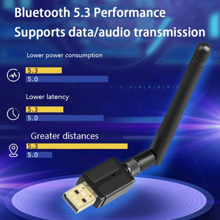1 Set 100M External Antenna USB Bluetooth Transmitter Receiver ...